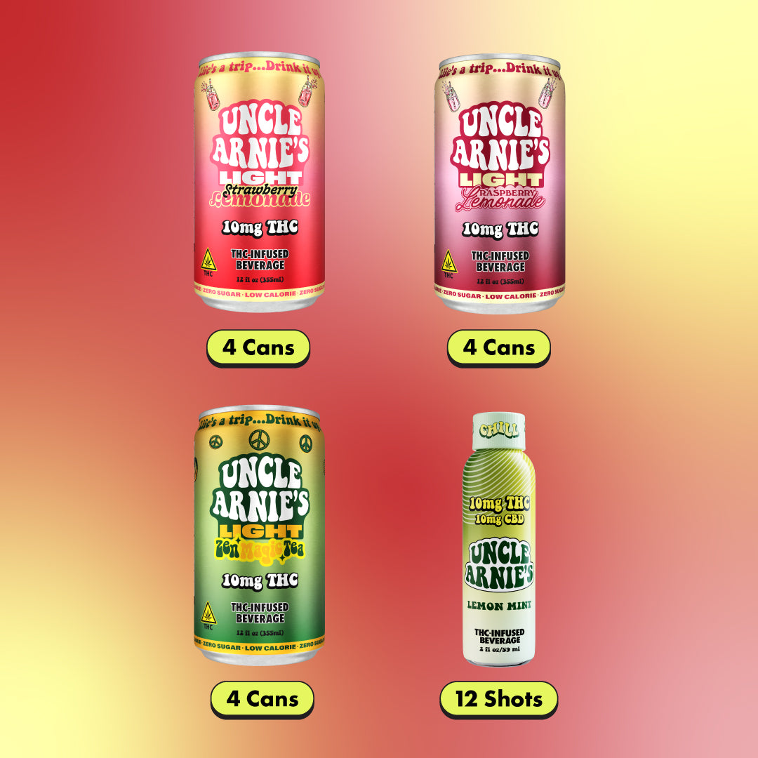 Classic THC-Infused Drinks | Non-Carbonated | Shop All – Uncle Arnie's