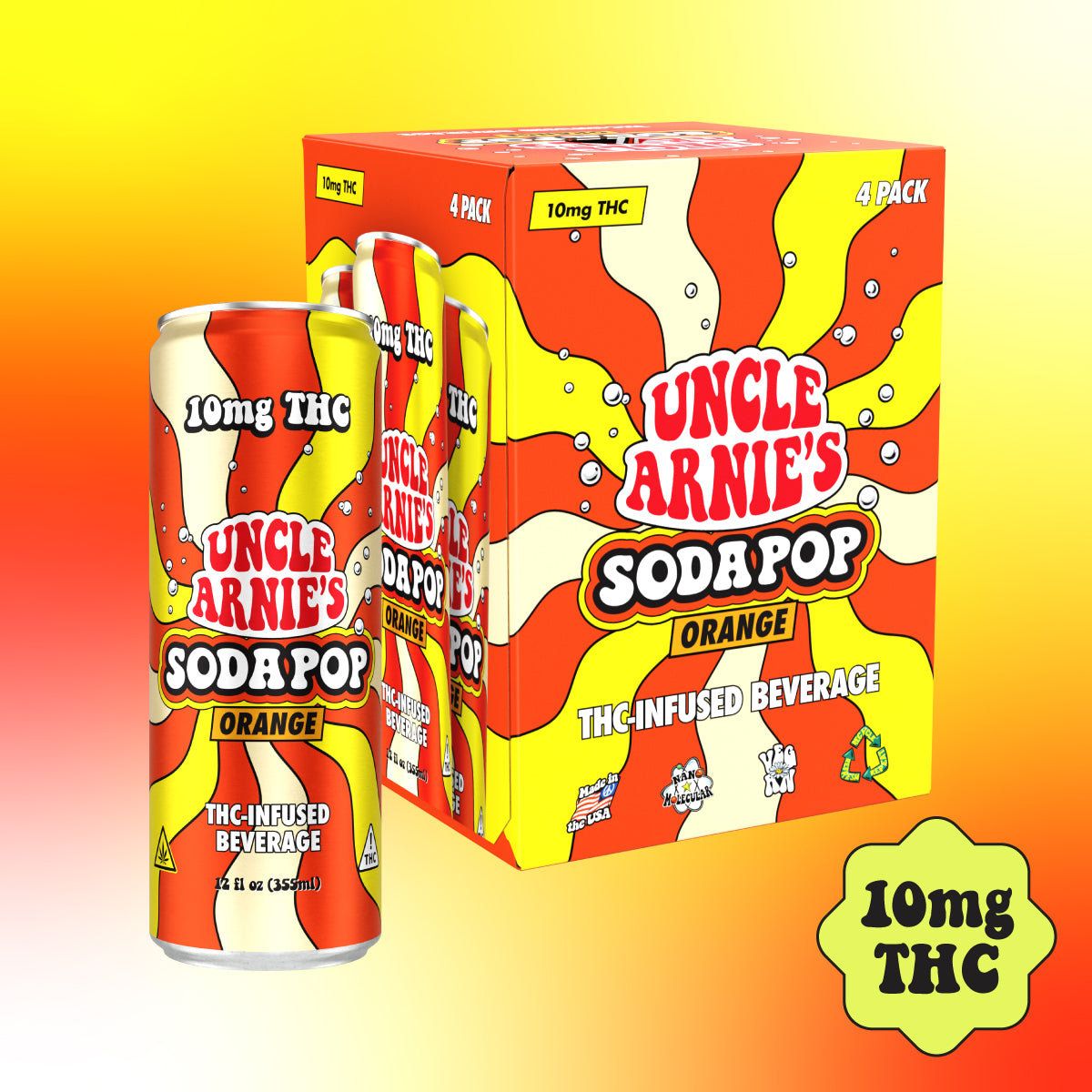 Classic THC-Infused Drinks | Non-Carbonated | Shop All – Uncle Arnie's